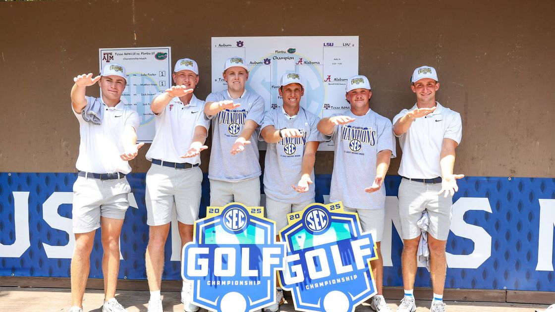 Gators top Aggies to win 2025 SEC Men’s Golf Championship ...