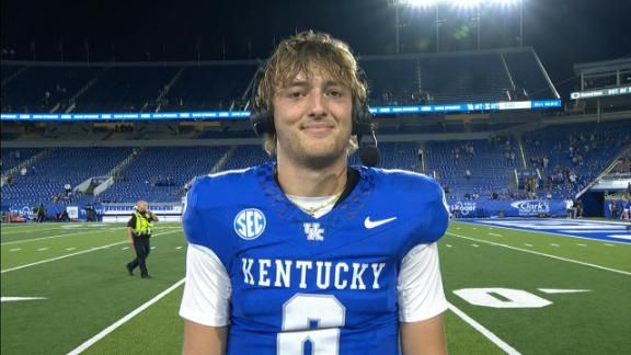 Kentucky's Cutter Boley on win over Eastern Michigan in his first start ...