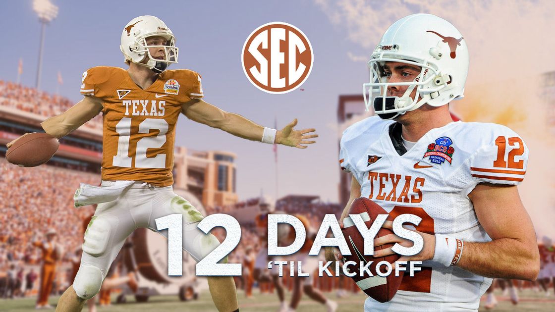 12 Days 'til SEC Football: Colt McCoy's Texas takeover - Southeastern ...