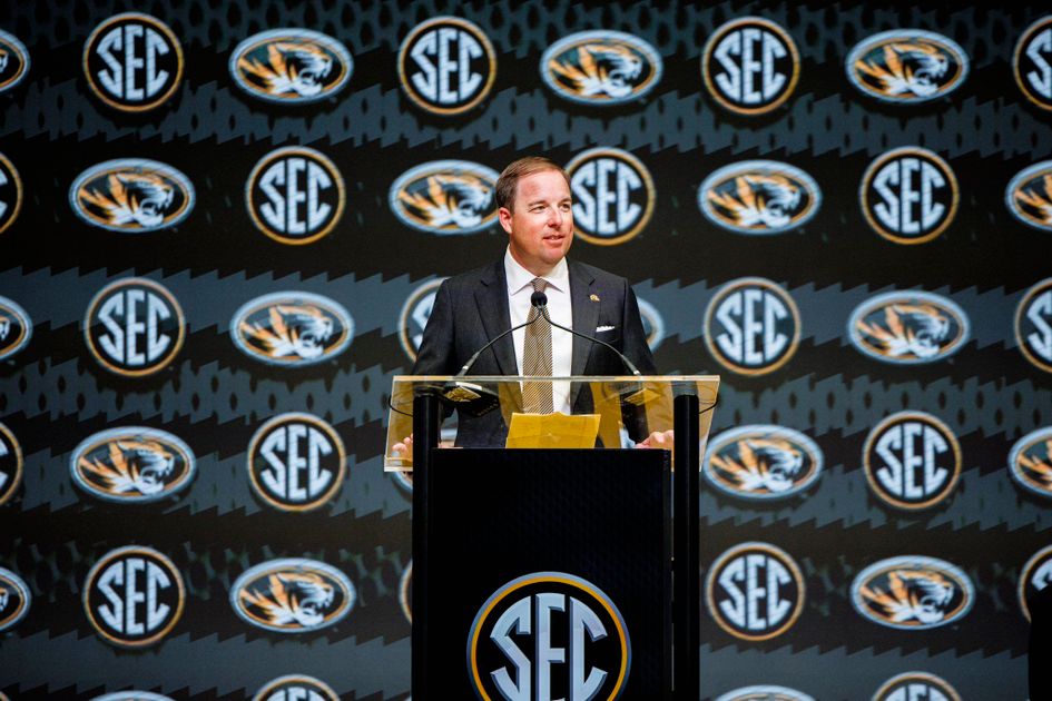Eliah Drinkwitz, Missouri players speak at 2025 SEC Football Media Days ...