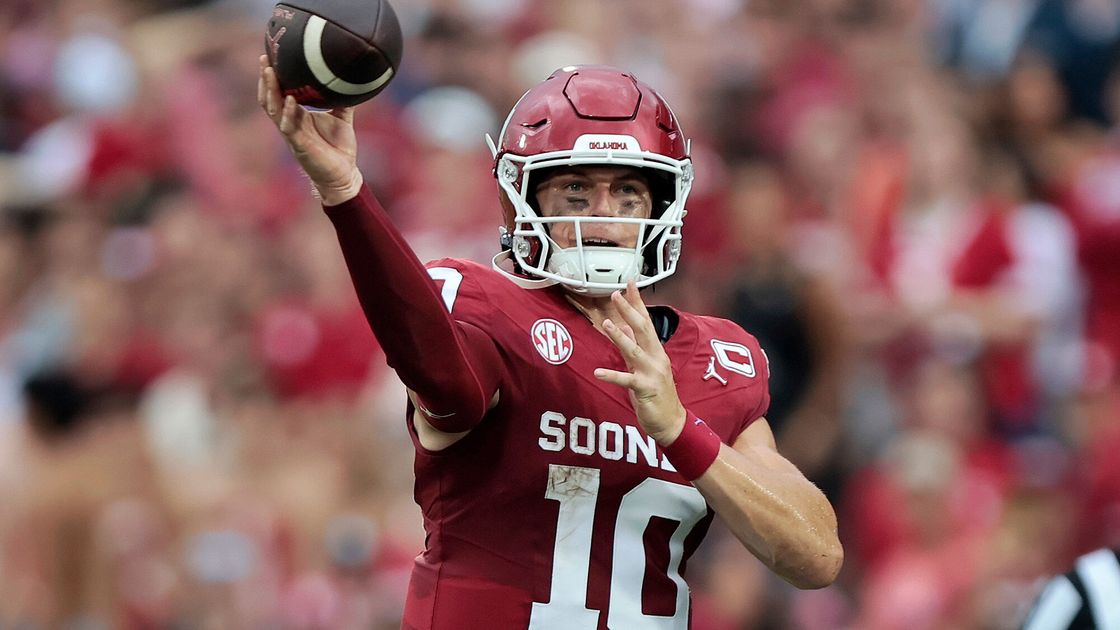 John Mateer shines in SEC debut as OU crushes Illinois State ...