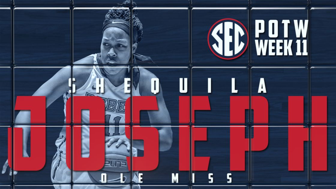 Joseph, Cooper named WBB Players of the Week - Southeastern Conference
