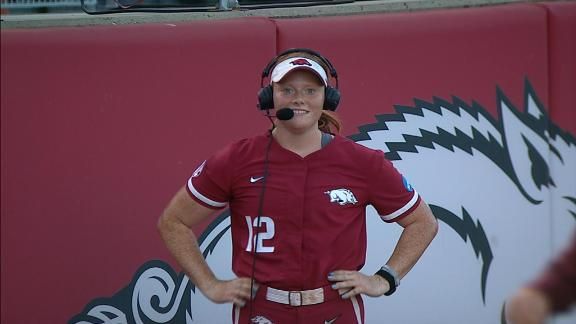 Payton Burnham recaps her no-hitter in No. 4 Arkansas' win ...