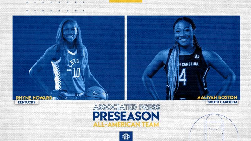 Howard and Boston Named AP Preseason All-American - Southeastern Conference