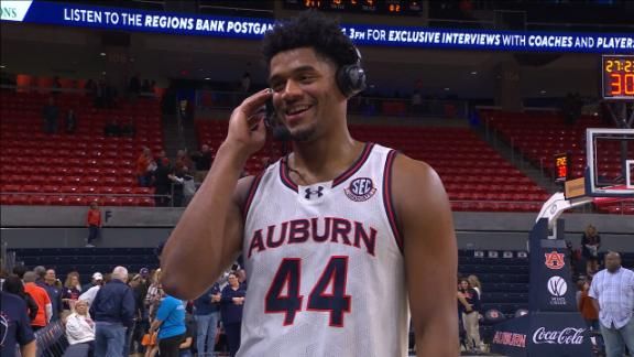 Cardwell grateful for Auburn following his first career double-double ...