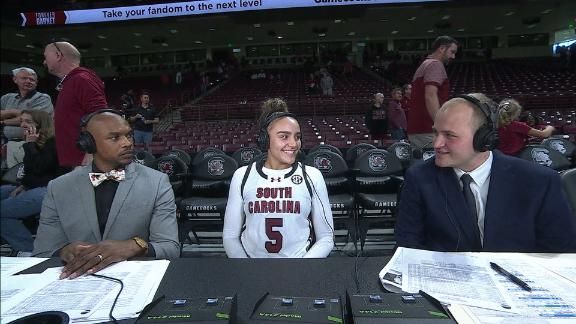 Tessa Johnson explains her and the Gamecocks striving for perfection ...