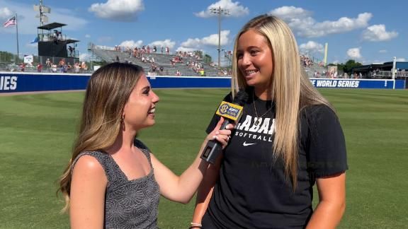 Bama's Beaver speaks to 'dream' of playing in WCWS, tie with Saban ...