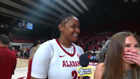 Bama's Essence Cody discusses mindset in win vs. Alcorn St ...