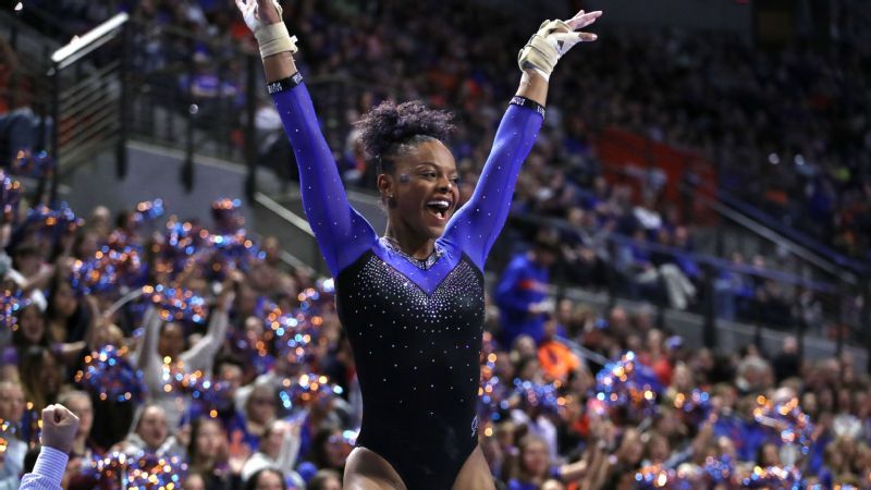 Florida's Thomas nails Perfect 10 in tri-meet victory - Southeastern ...