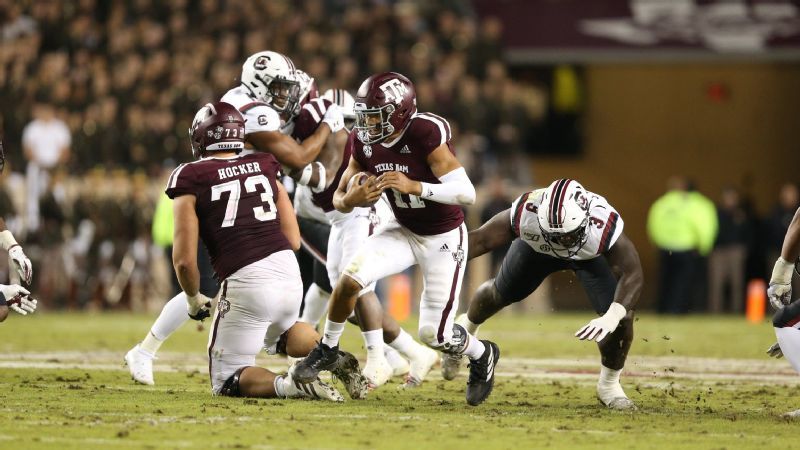Texas A&M keeps South Carolina out of the end zone - Southeastern ...