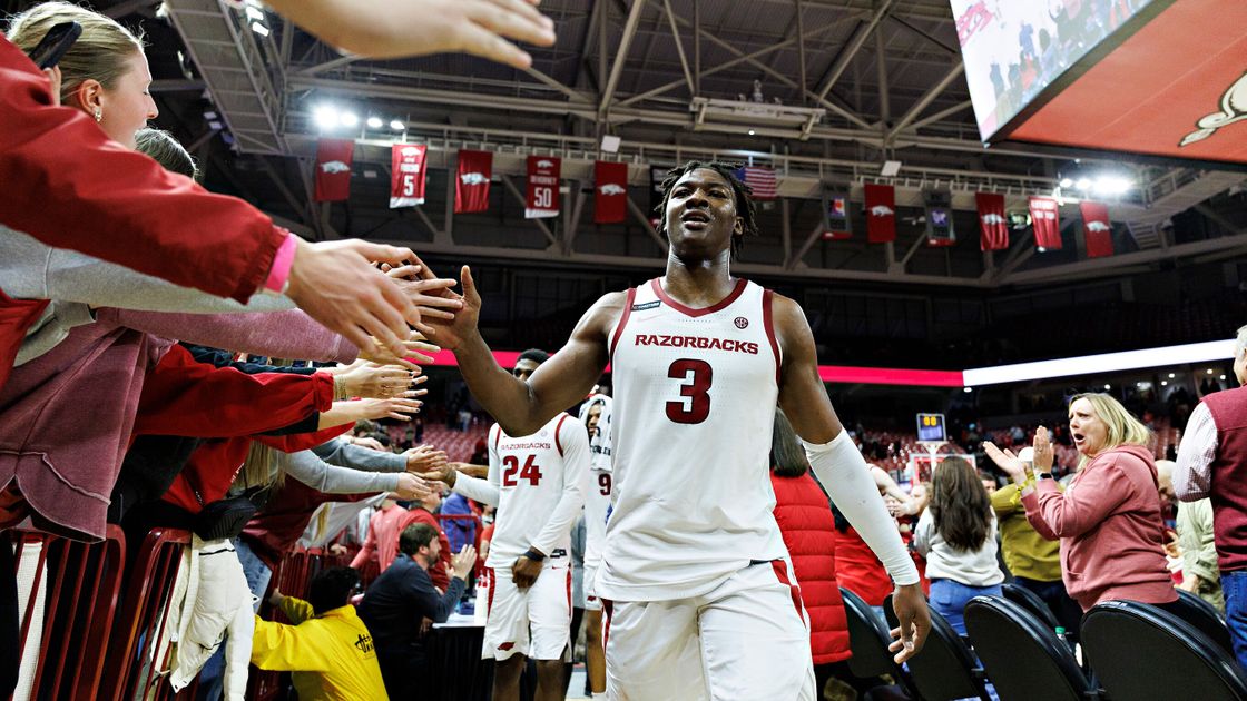 Thiero is hero in Arkansas win over Georgia - Southeastern Conference