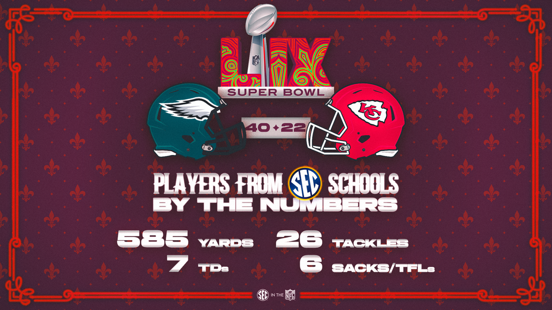 Players from SEC schools star in Super Bowl LIX - Southeastern Conference