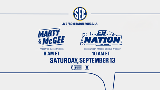 SEC Nation parades down to Baton Rouge as Tigers welcome Gators ...