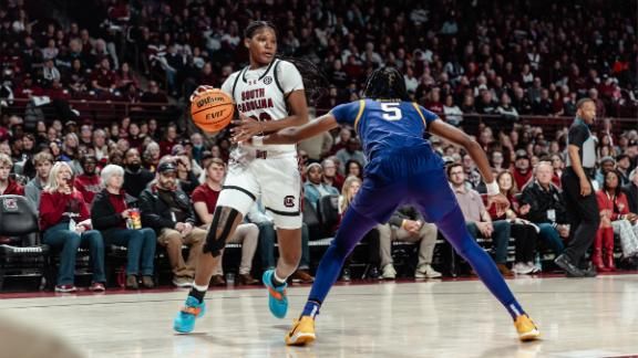 Highlight: No. 2 South Carolina puts an end to No. 5 LSU's undefeated ...