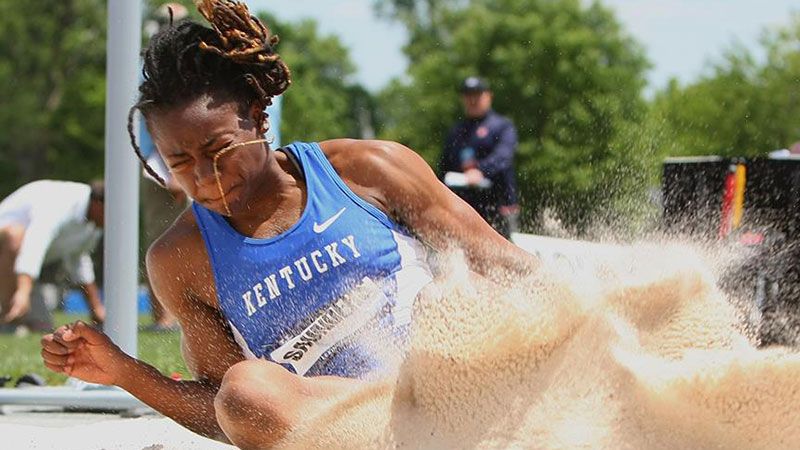 UK's Saunders Finishes as NCAA Long Jump Runner Up - Southeastern ...
