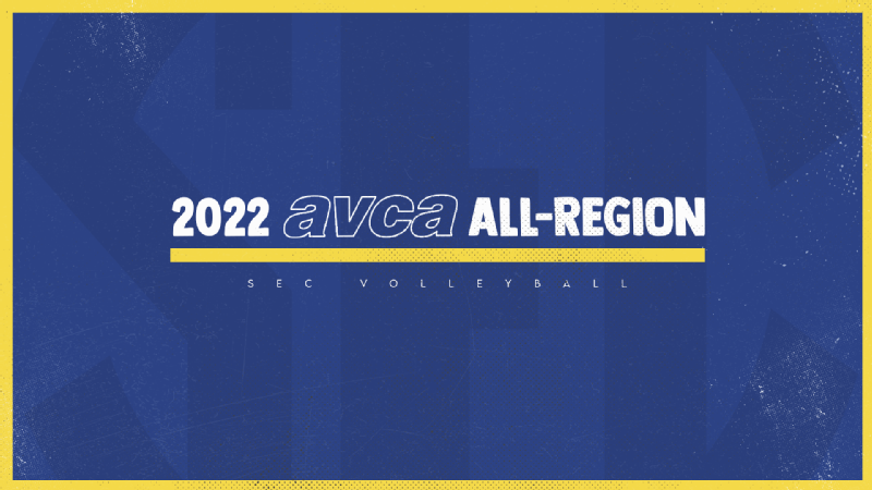 SEC Programs Earn AVCA All-Region Honors - Southeastern Conference