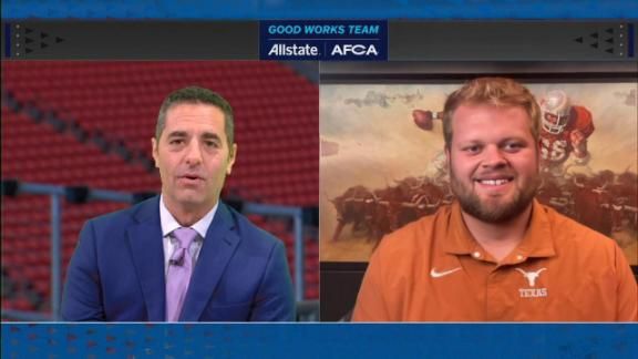 Texas' Conner speaks on his passion and love for giving back ...