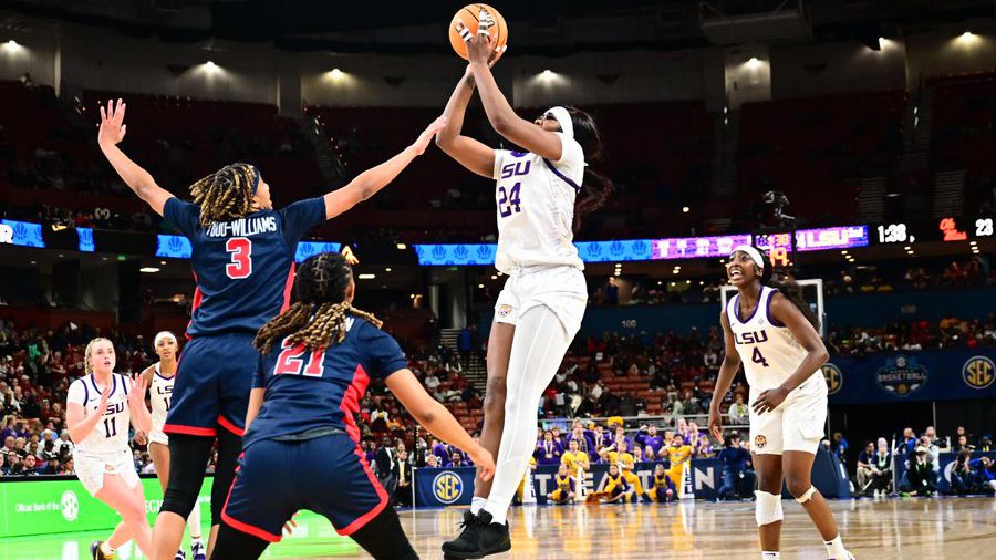 2-seed LSU trio fuels semifinal win vs. 3-seed Rebels - Southeastern ...