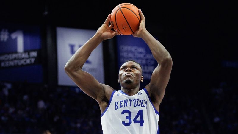 Tschiebwe double-double, Reeves' threes lead UK blowout - Southeastern ...