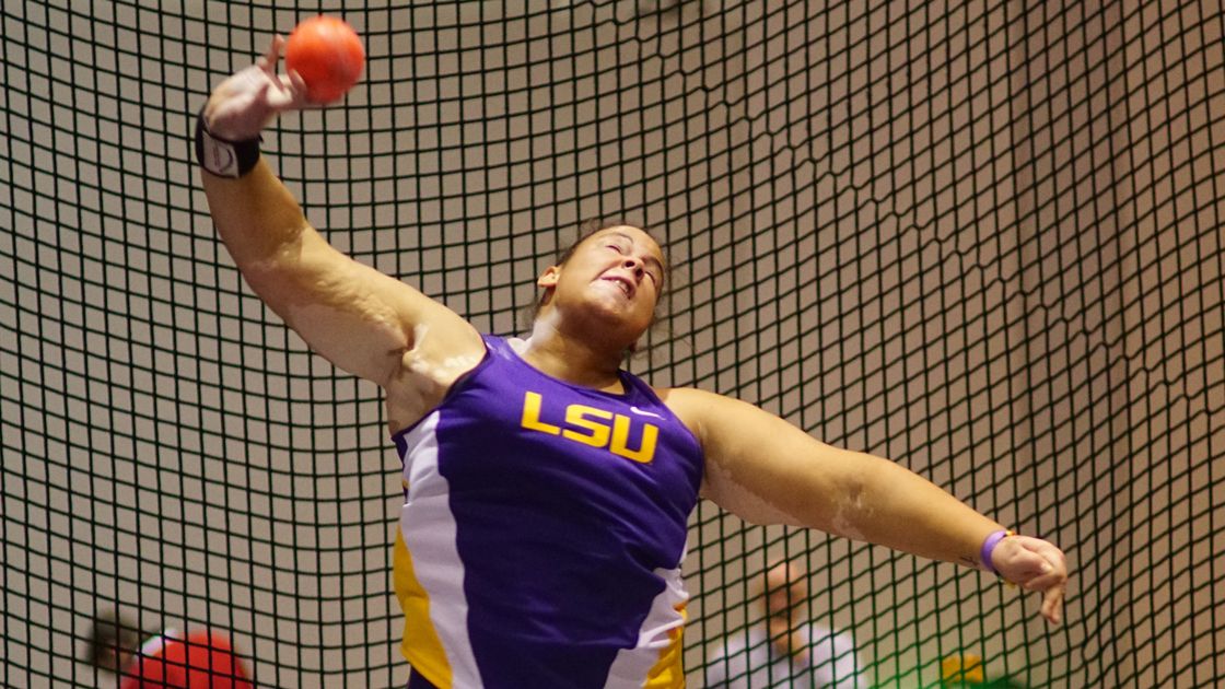 Bliss sets indoor LSU record in shot put - Southeastern Conference