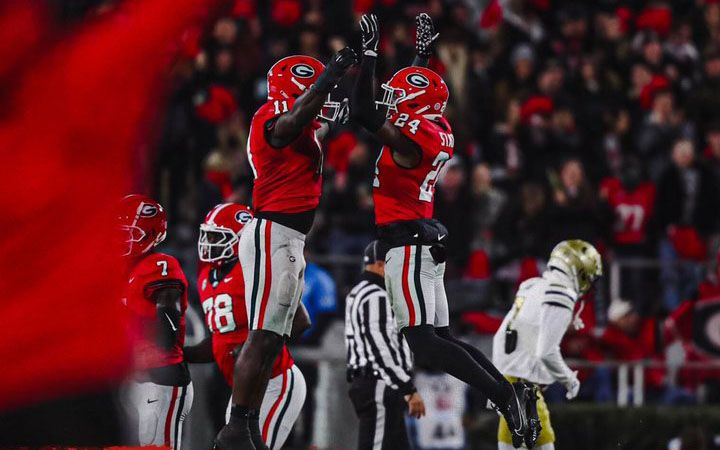 No. 7 Georgia's late heroics outlast Georgia Tech in 8OT - Southeastern ...