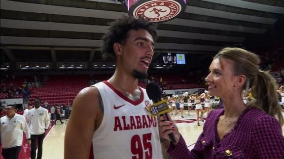 Houston Mallette discusses No. 15 Alabama's win over North Dakota ...