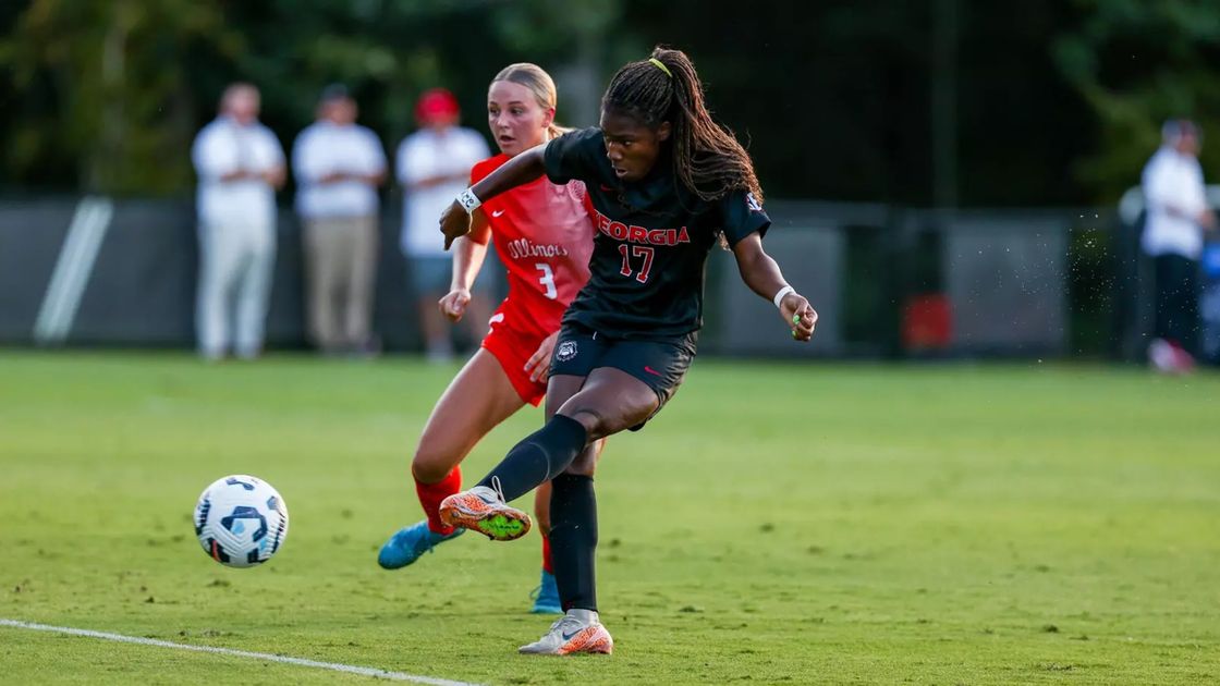 Georgia's Jackson makes her mark in victory over Illinois ...