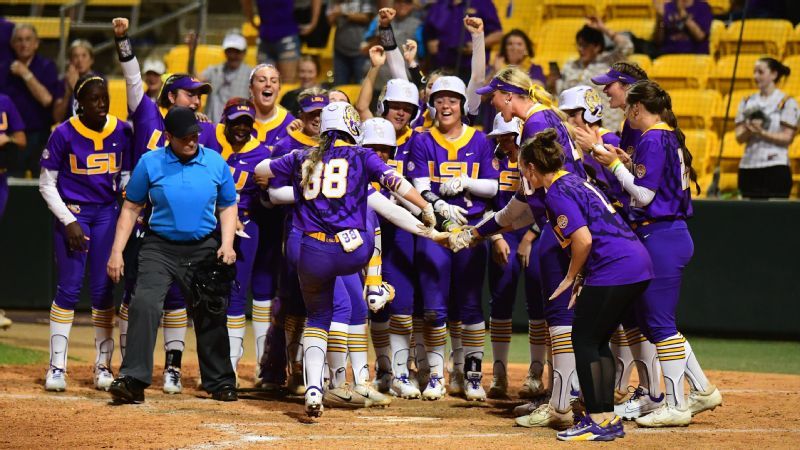 No. 12 LSU's red-hot bats run rule NC State, BYU - Southeastern Conference